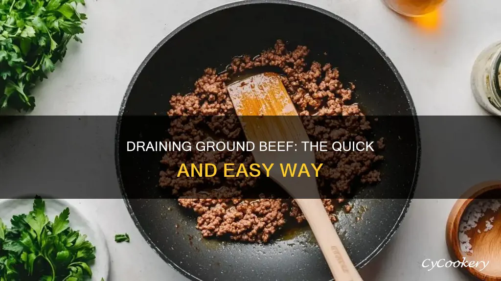 Draining Ground Beef: The Quick And Easy Way | CyCookery