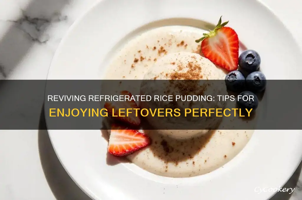 Reviving Refrigerated Rice Pudding: Tips For Enjoying Leftovers ...
