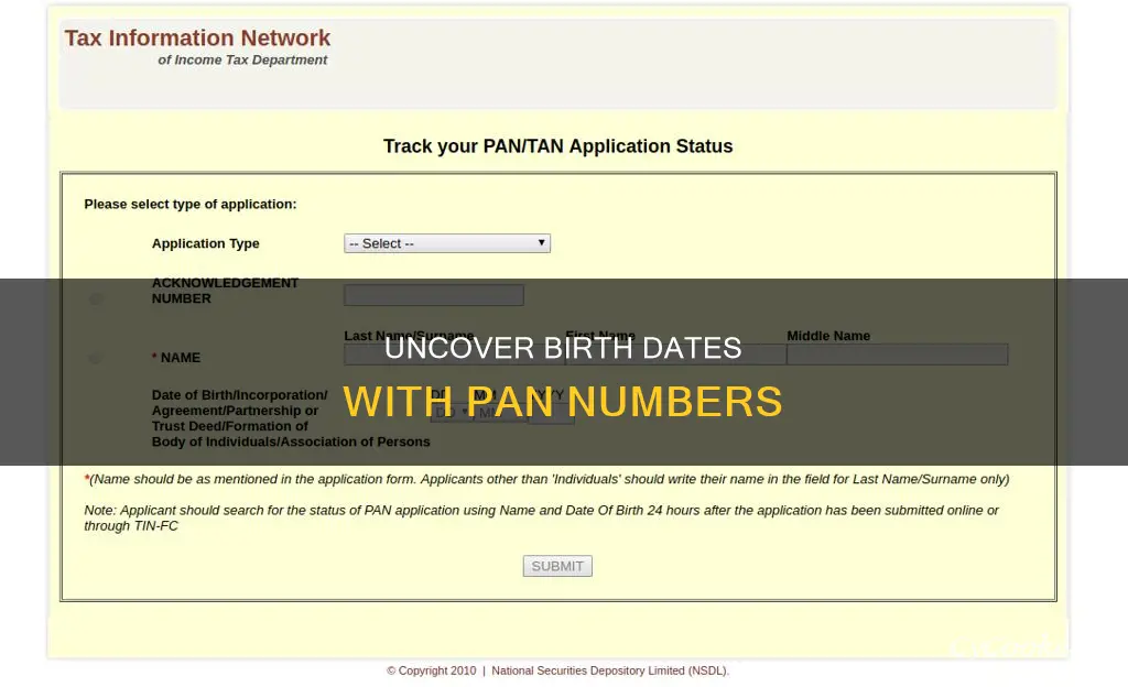 Uncover Birth Dates With Pan Numbers | CyCookery