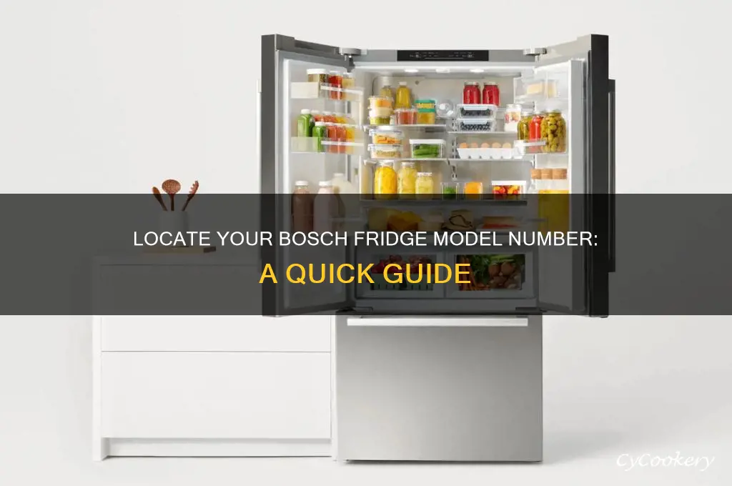 Locate Your Bosch Fridge Model Number: A Quick Guide | CyCookery