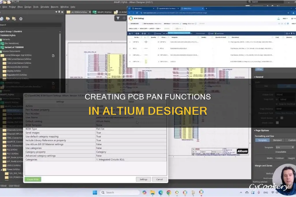 Creating Pcb Pan Functions In Altium Designer | CyCookery