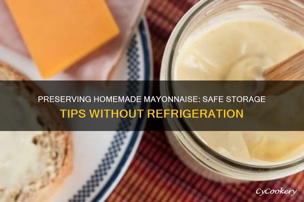 Preserving Homemade Mayonnaise: Safe Storage Tips Without Refrigeration ...