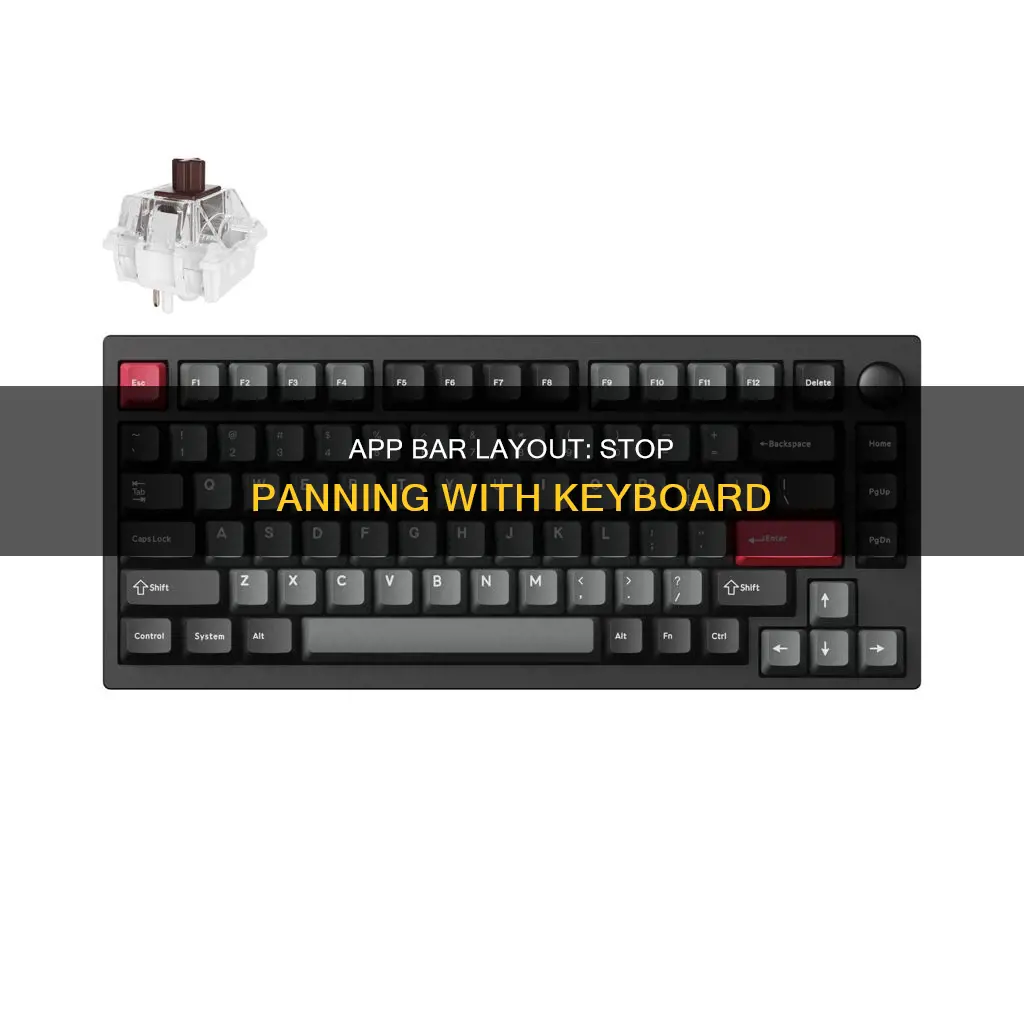 App Bar Layout: Stop Panning With Keyboard | CyCookery