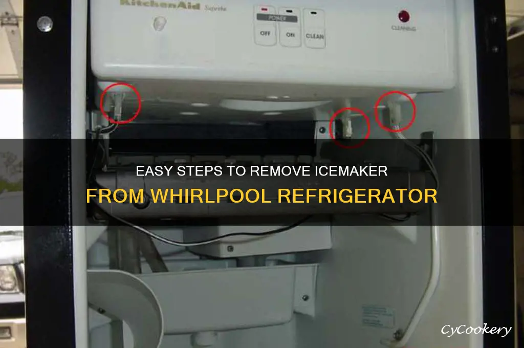Easy Steps To Remove Icemaker From Whirlpool Refrigerator | CyCookery