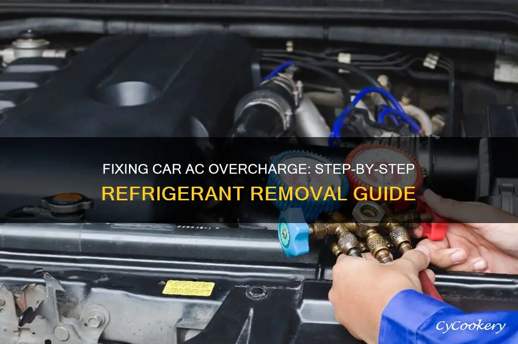 How To Bleed Off An Overcharged Car Ac