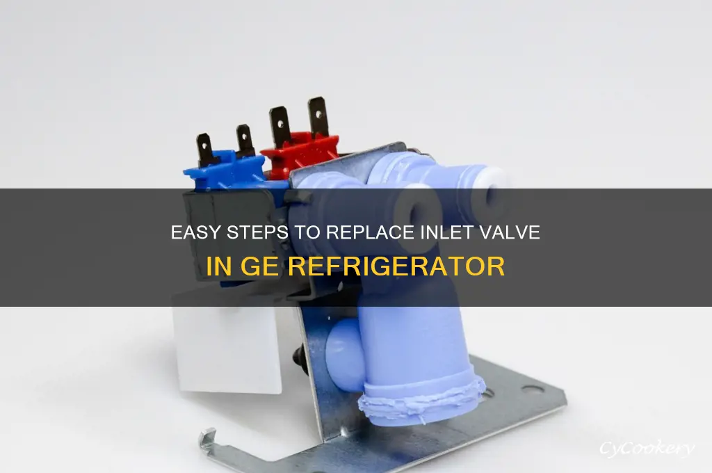 Easy Steps To Replace Inlet Valve In Ge Refrigerator | CyCookery