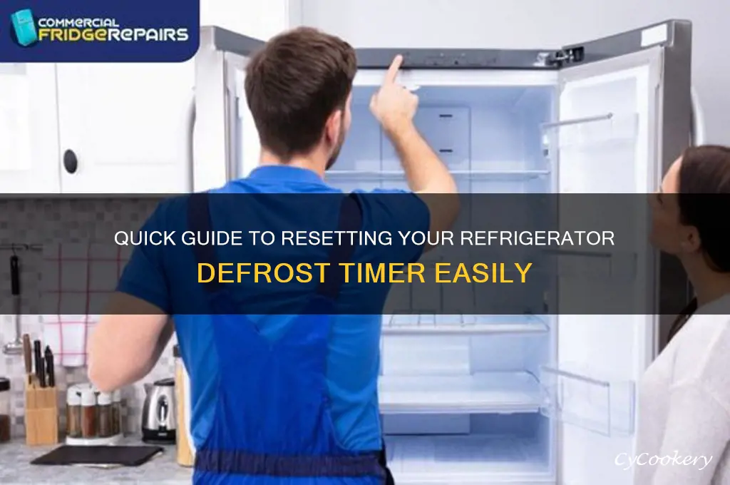 Quick Guide To Resetting Your Refrigerator Defrost Timer Easily | CyCookery