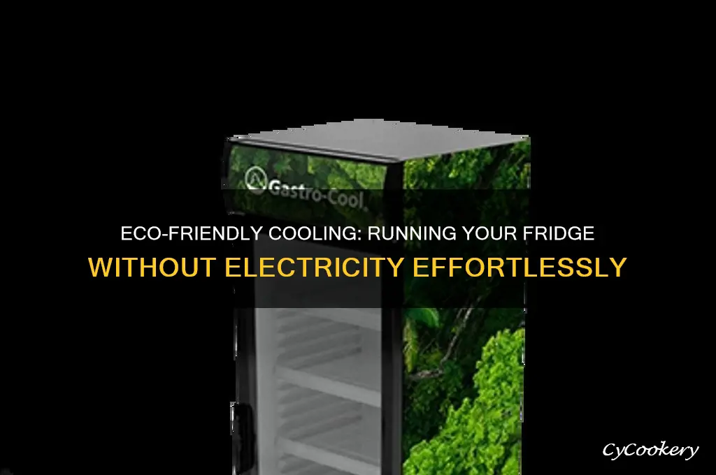 Eco-Friendly Cooling: Running Your Fridge Without Electricity ...