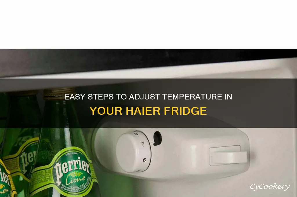 Easy Steps To Adjust Temperature In Your Haier Fridge | CyCookery