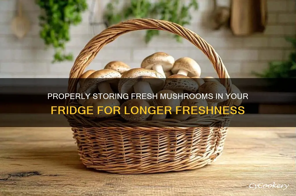 Properly Storing Fresh Mushrooms In Your Fridge For Longer Freshness ...