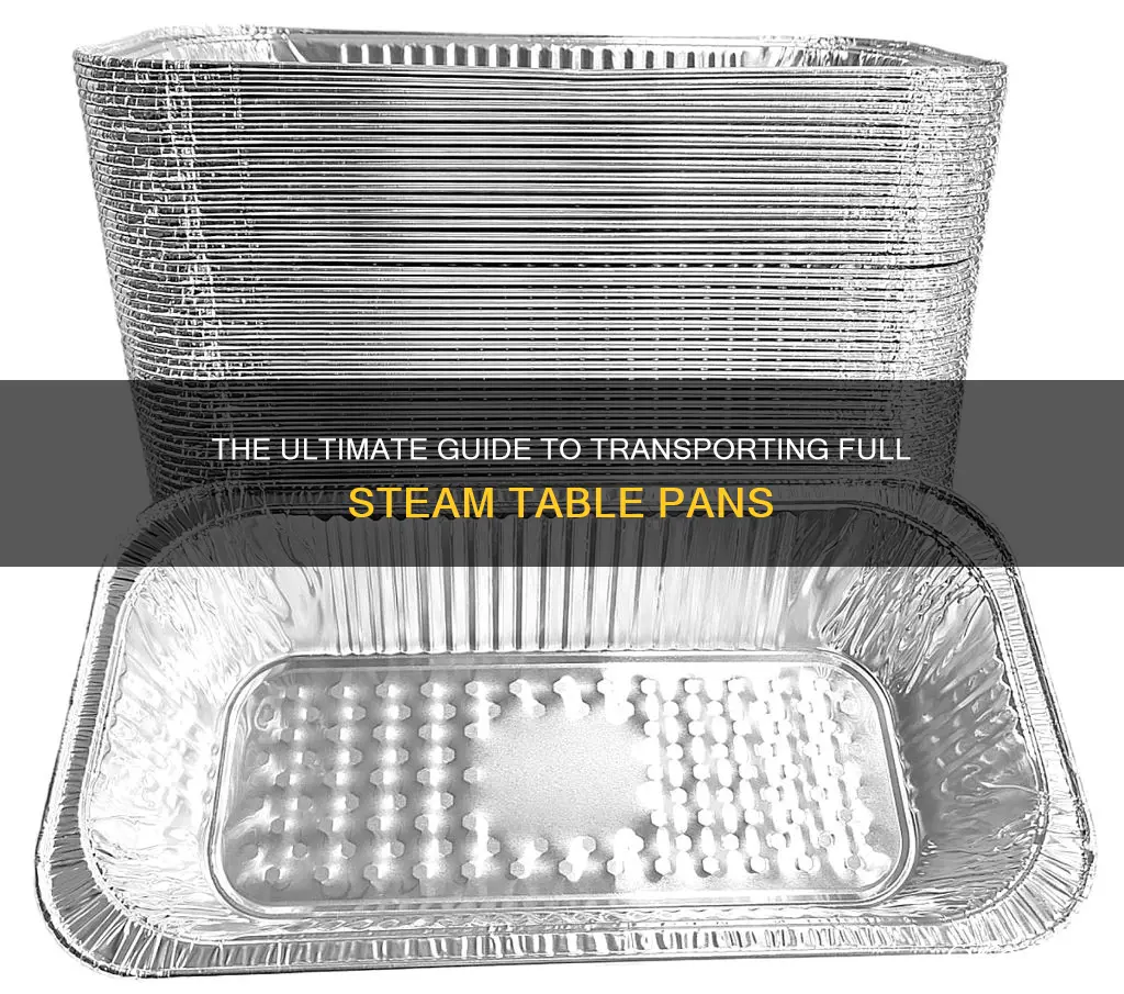 The Ultimate Guide To Transporting Full Steam Table Pans | CyCookery