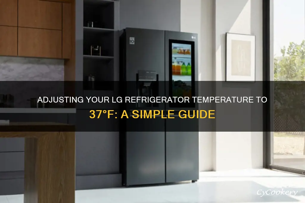 Adjusting Your Lg Refrigerator Temperature To 37°F: A Simple Guide ...