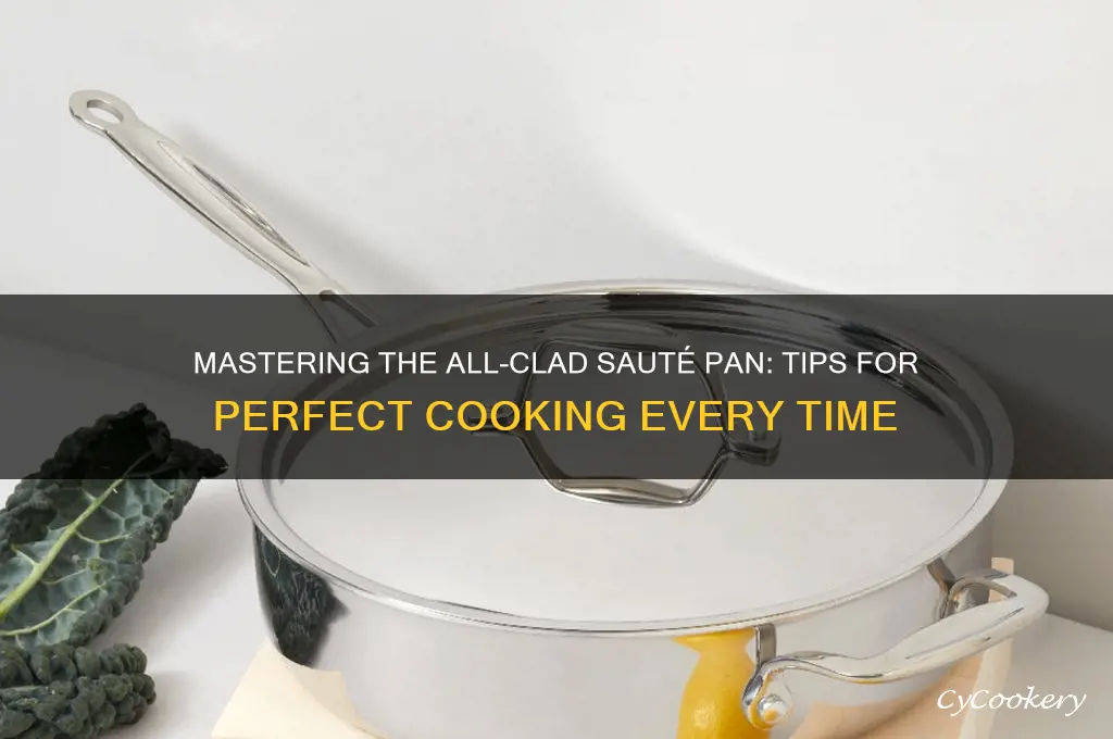 Mastering The All-Clad Sauté Pan: Tips For Perfect Cooking Every Time ...