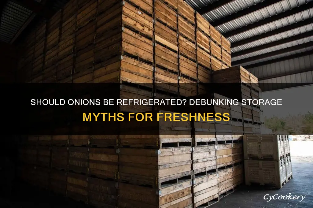 Should Onions Be Refrigerated? Debunking Storage Myths For Freshness ...