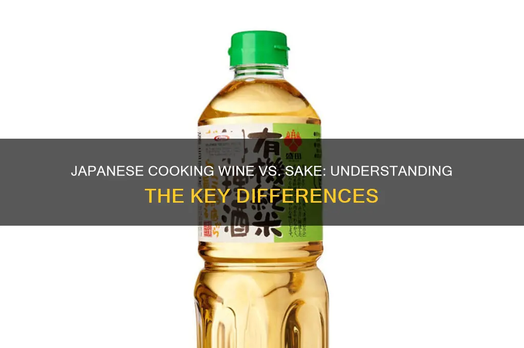Japanese Cooking Wine Vs. Sake: Understanding The Key Differences ...