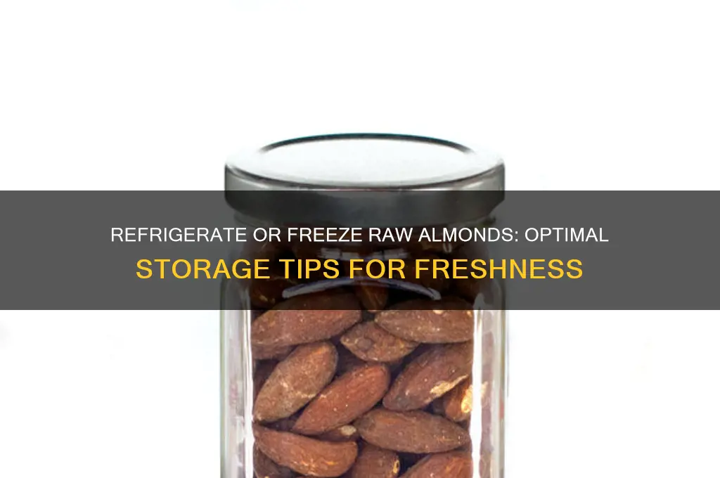 Refrigerate Or Freeze Raw Almonds: Optimal Storage Tips For Freshness ...