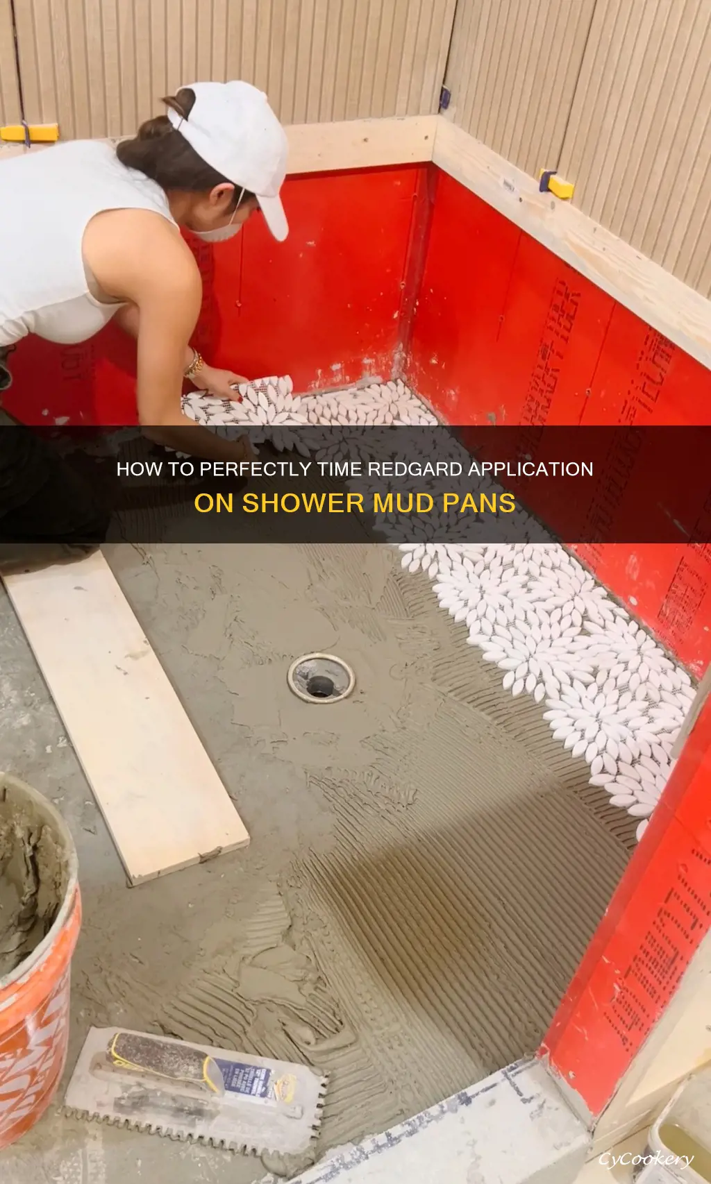 How To Perfectly Time Redgard Application On Shower Mud Pans | CyCookery