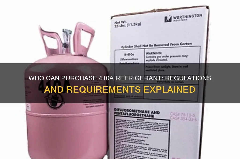 Who Can Purchase 410A Refrigerant: Regulations And Requirements ...